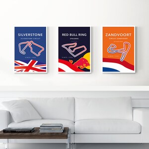 F1 Poster Red Bull Ring Circuit / Spielberg Formula1 / F1 Austrian ...