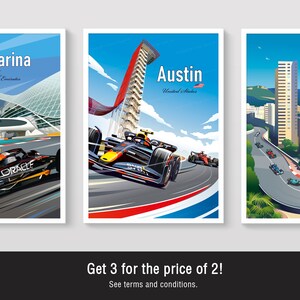 Austin F1 Poster / Circuit of the Americas / United States Grand Prix ...