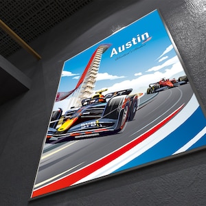 Austin F1 Poster / Circuit of the Americas / United States Grand Prix ...