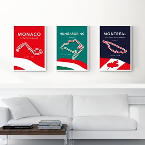 F1 Poster Hungaroring Circuit / F1 Wall Art / F1 Gift / Hungarian Grand ...