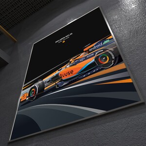 Mclaren MCL36 Daniel Ricciardo - F1 Poster / Formula1 Print / Race Car ...