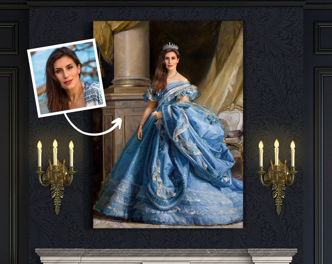 Custom Royal Portrait From Photo Renaissance Portrait - Etsy