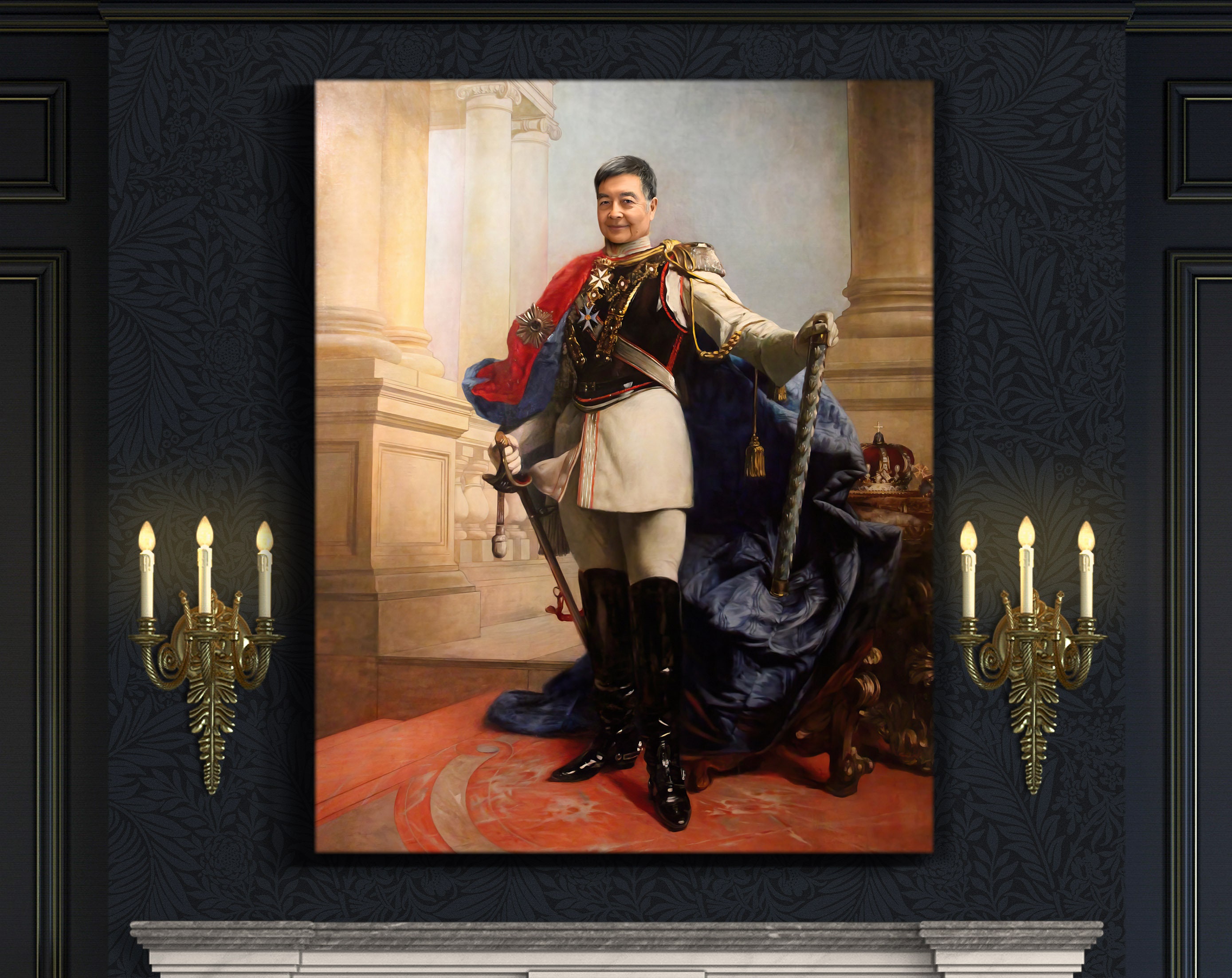 Custom Royal Portrait From Photo, Renaissance Portrait, Historical ...