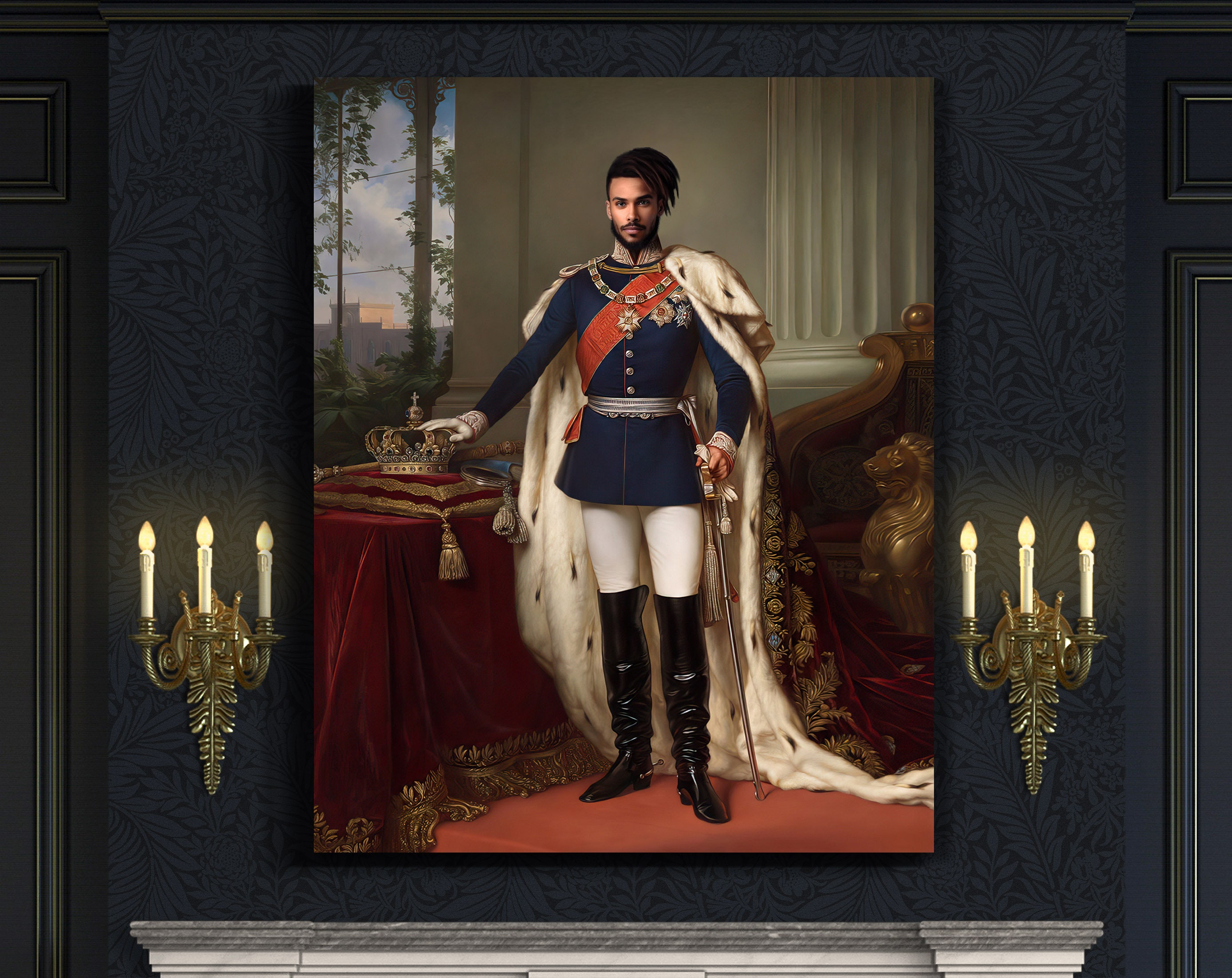 Custom Royal Portrait From Photo, Renaissance Portrait, Historical ...