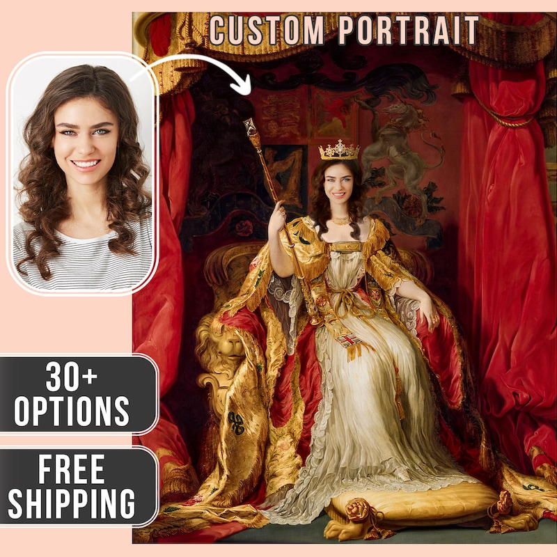 Historical Portrait - Etsy