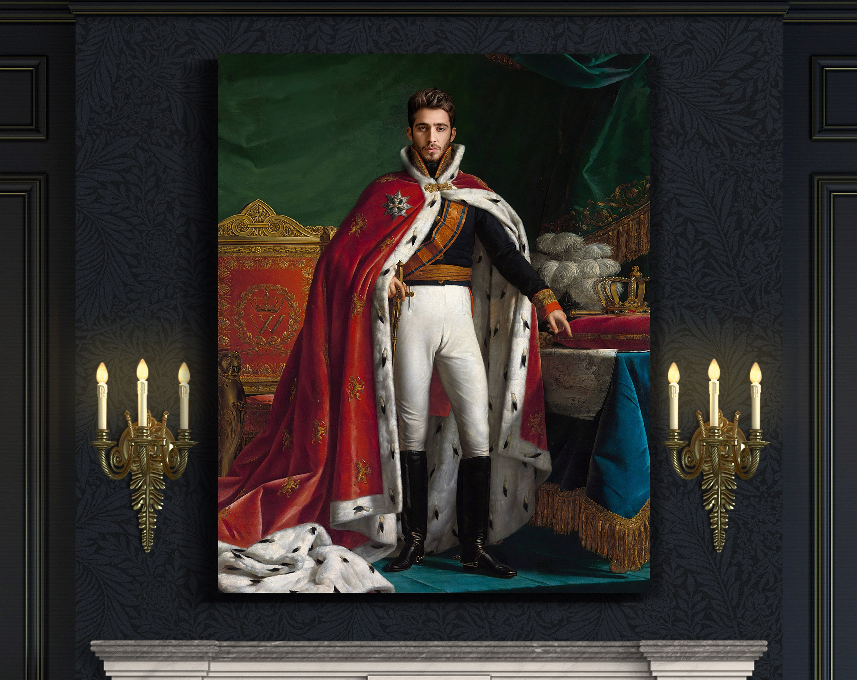 Custom Royal Portrait From Photo, Renaissance Portrait, Historical ...