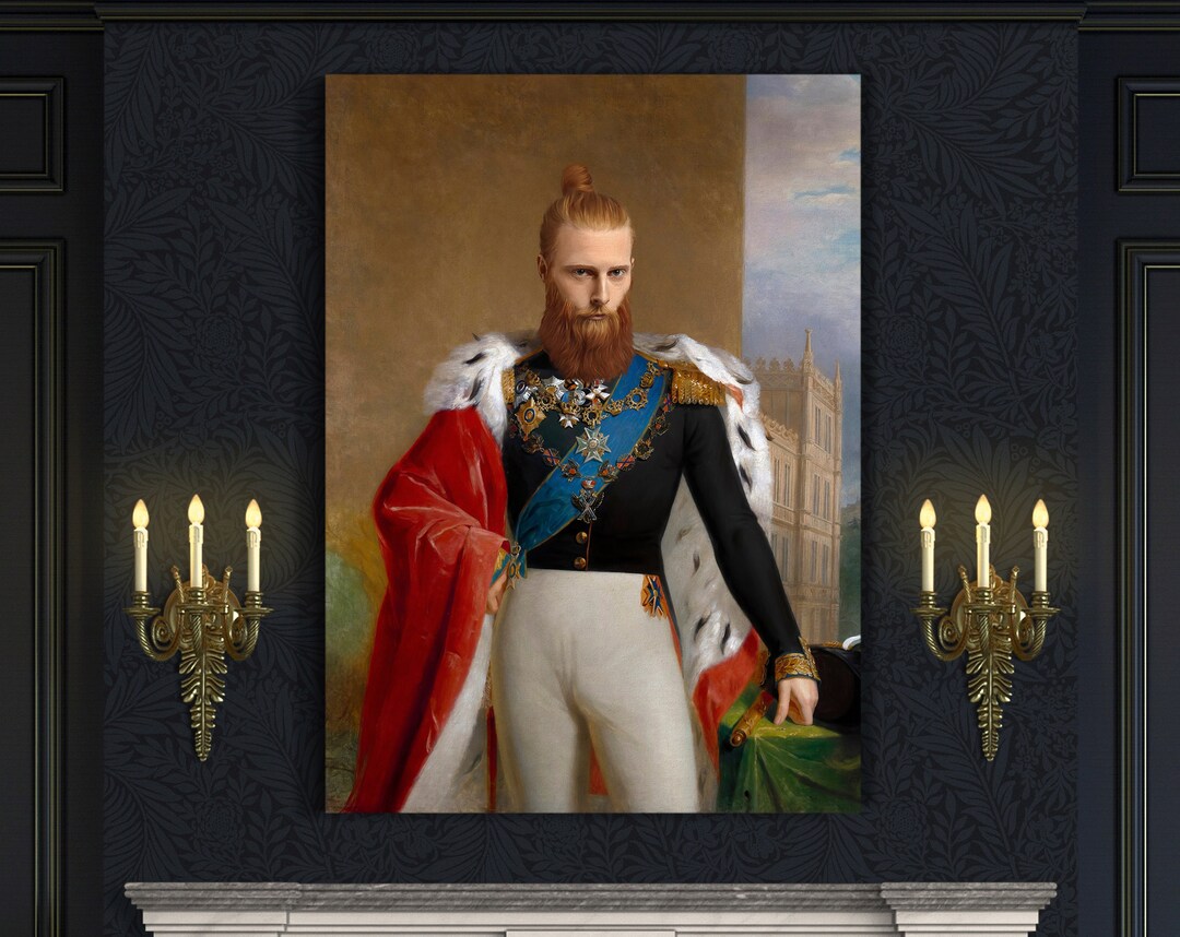 Custom Royal Portrait From Photo Renaissance Portrait - Etsy