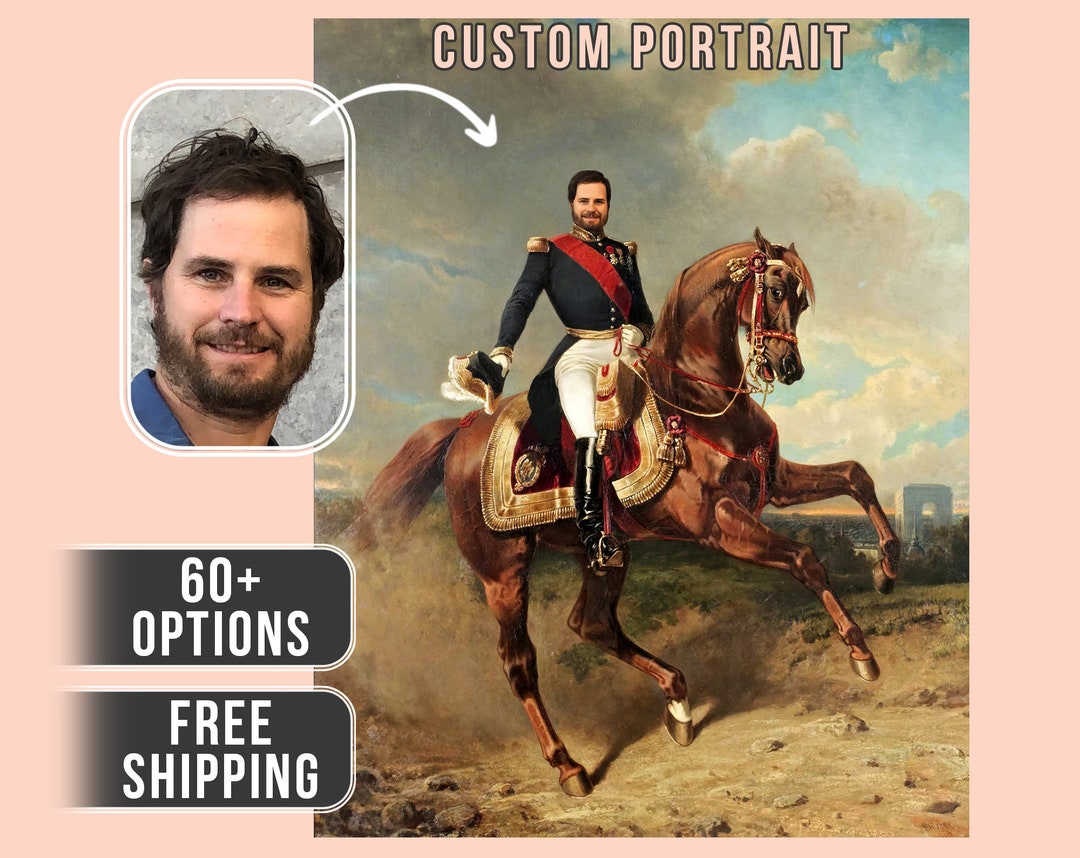 Custom Royal Portrait From Photo, Renaissance Portrait, Historical ...