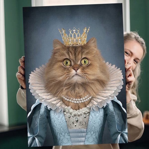 Queen Cat - Etsy