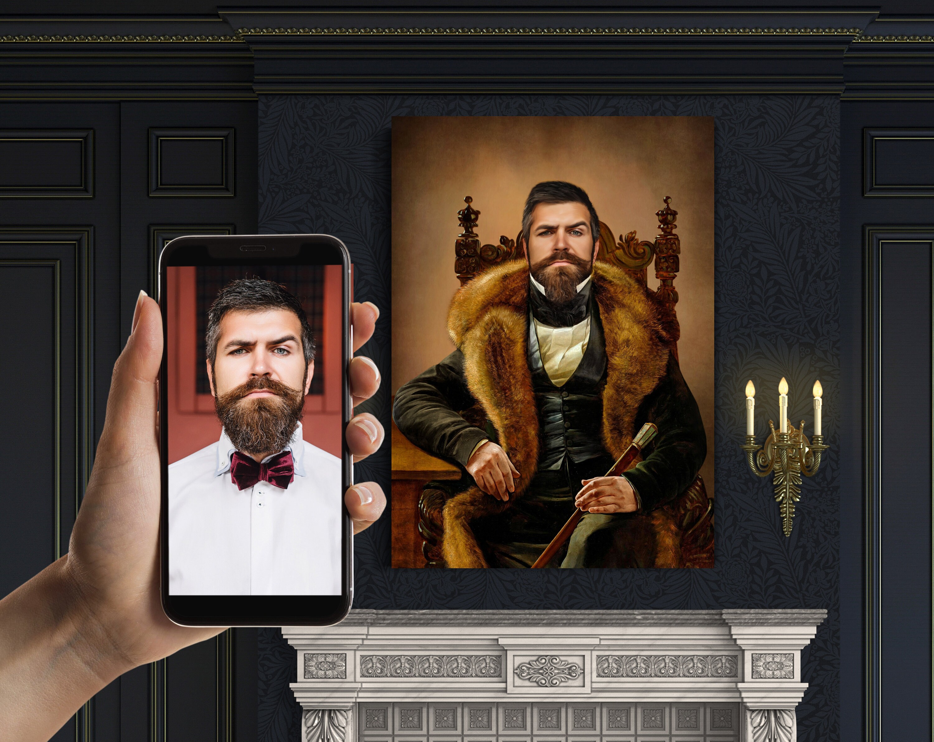 Custom Royal Portrait From Photo Renaissance Portrait - Etsy