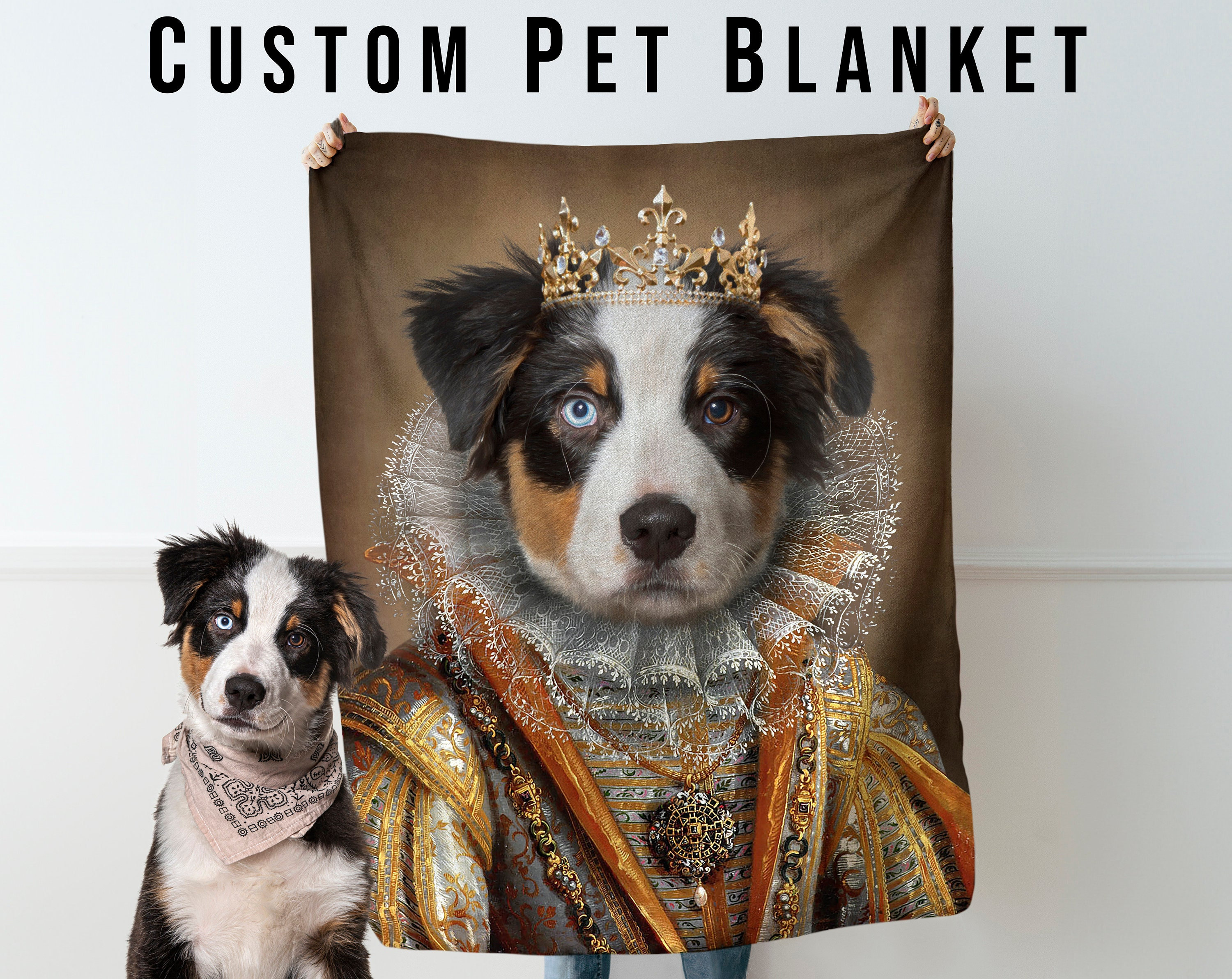 Custom Pet Blanket Using Pet Photo, Custom Dog Blanket, Personalized ...
