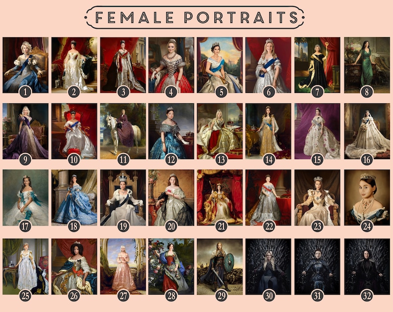 Custom Royal Portrait, Customized Renaissance Portraits, Best Unique ...
