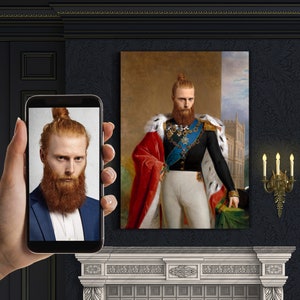 Custom Royal Portrait From Photo Renaissance Portrait - Etsy