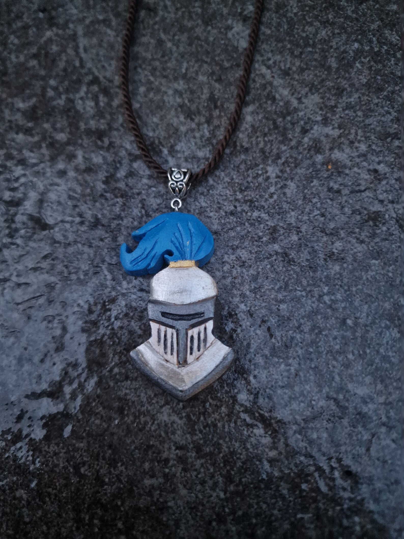 Medieval Valor Necklace, Knight's Code Necklace, Brave Knight Pendant ...