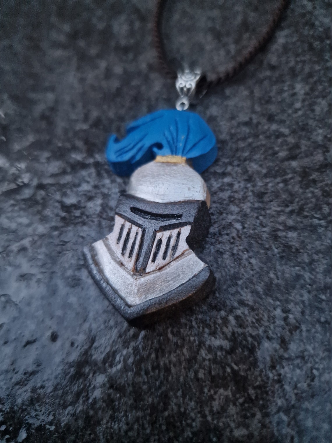 Medieval Valor Necklace, Knight's Code Necklace, Brave Knight Pendant ...