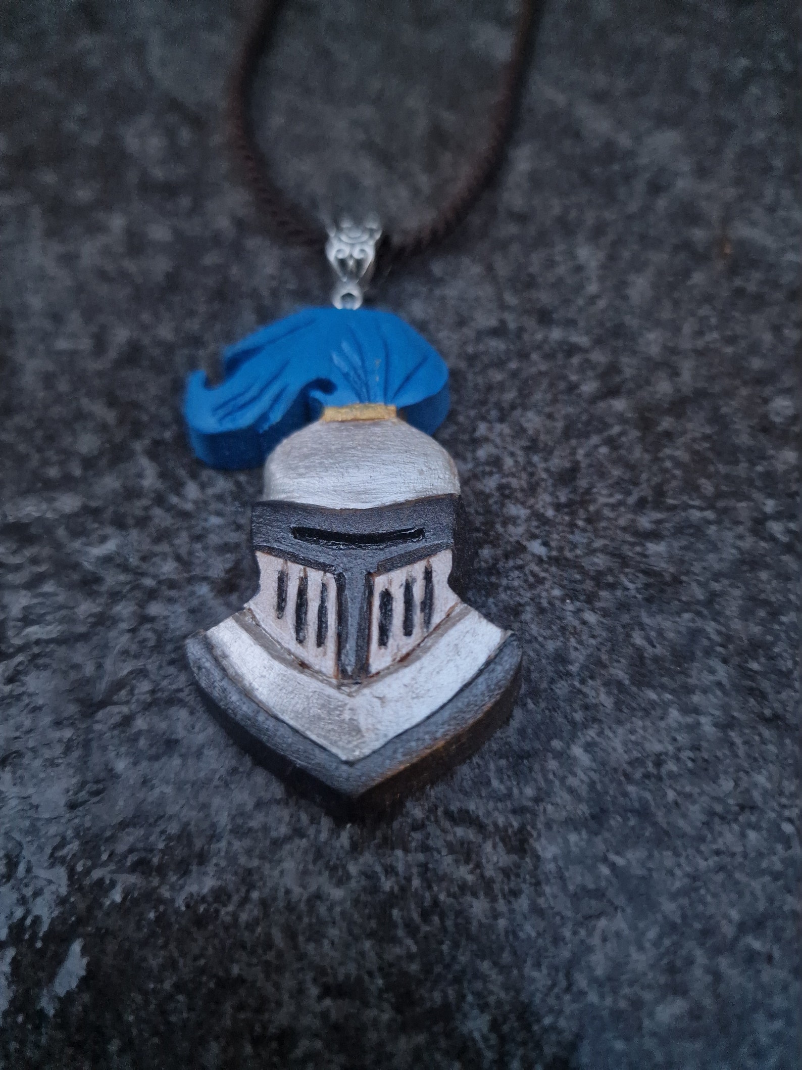 Medieval Valor Necklace, Knight's Code Necklace, Brave Knight Pendant ...