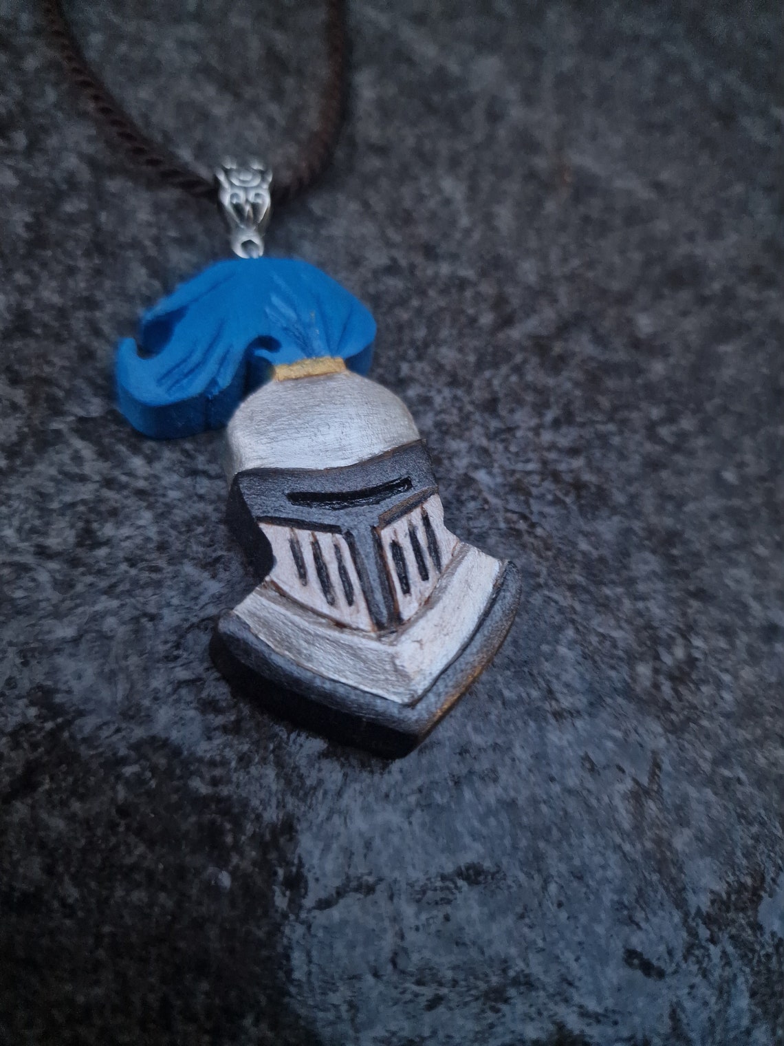 Medieval Valor Necklace, Knight's Code Necklace, Brave Knight Pendant ...