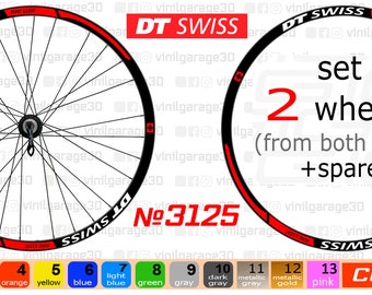 Red Dt Swiss Rim Stickers - Etsy