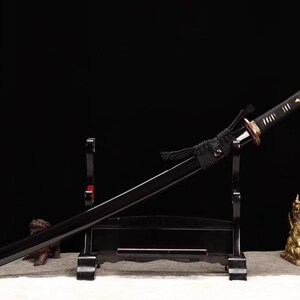 Handcrafted Katana Japanese Samurai Sword With T10 Clay Tempered Steel ...