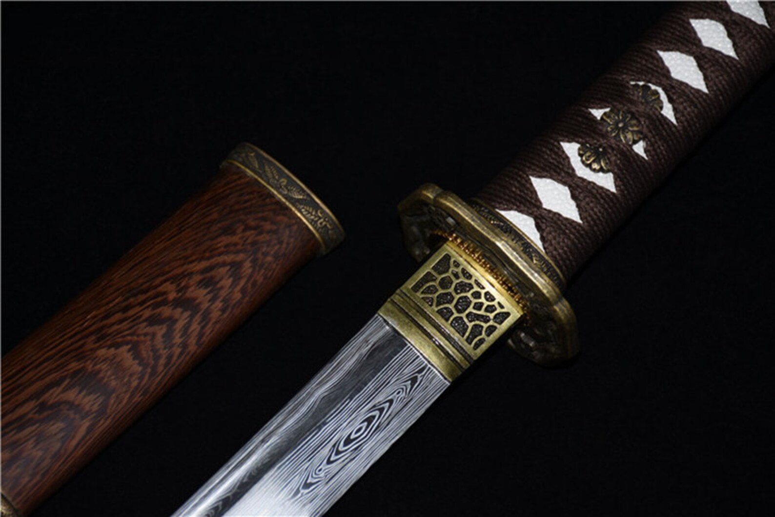 Handcrafted Wakizashi Japanese Samurai Sword With Manganese Steel and ...