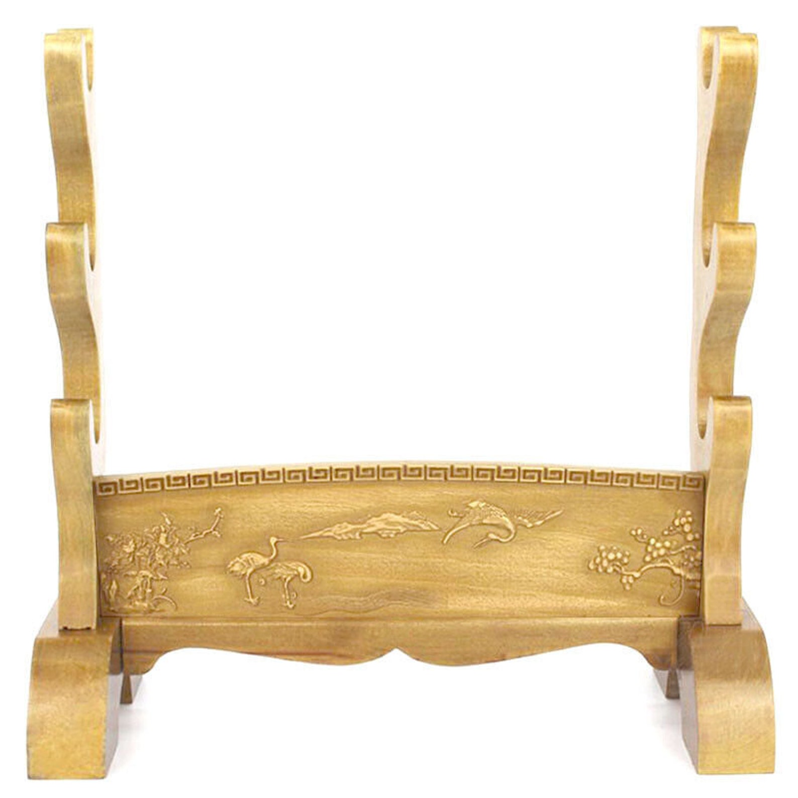 Handmade Samurai Sword Katana Stand Holder Three Layer Rack Base ...