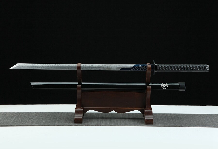 Handmade Straight Sword High Manganese Steel Japanese Chokutō Sword ...