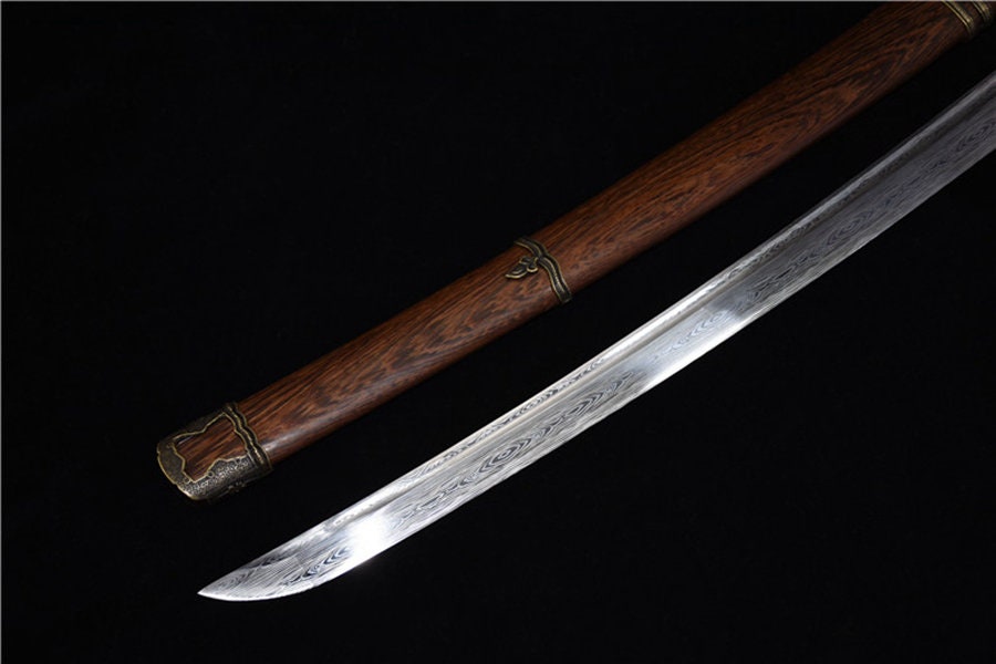 Handcrafted Wakizashi Japanese Samurai Sword With Manganese Steel and ...