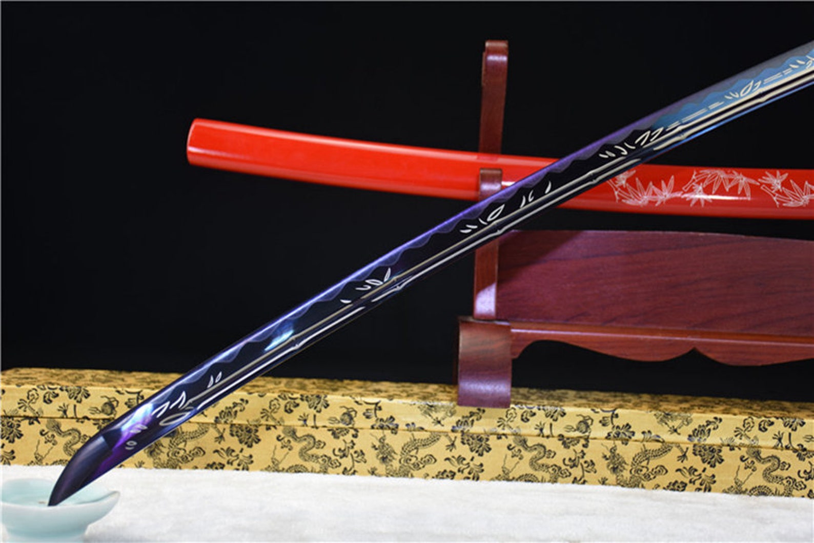 Handcrafted Katana Japanese Samurai Sword With Carbon Steel and Kehua ...