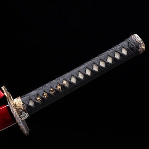Collectable Katana Japanese Samurai Sword With Gomai Clay Tempered ...