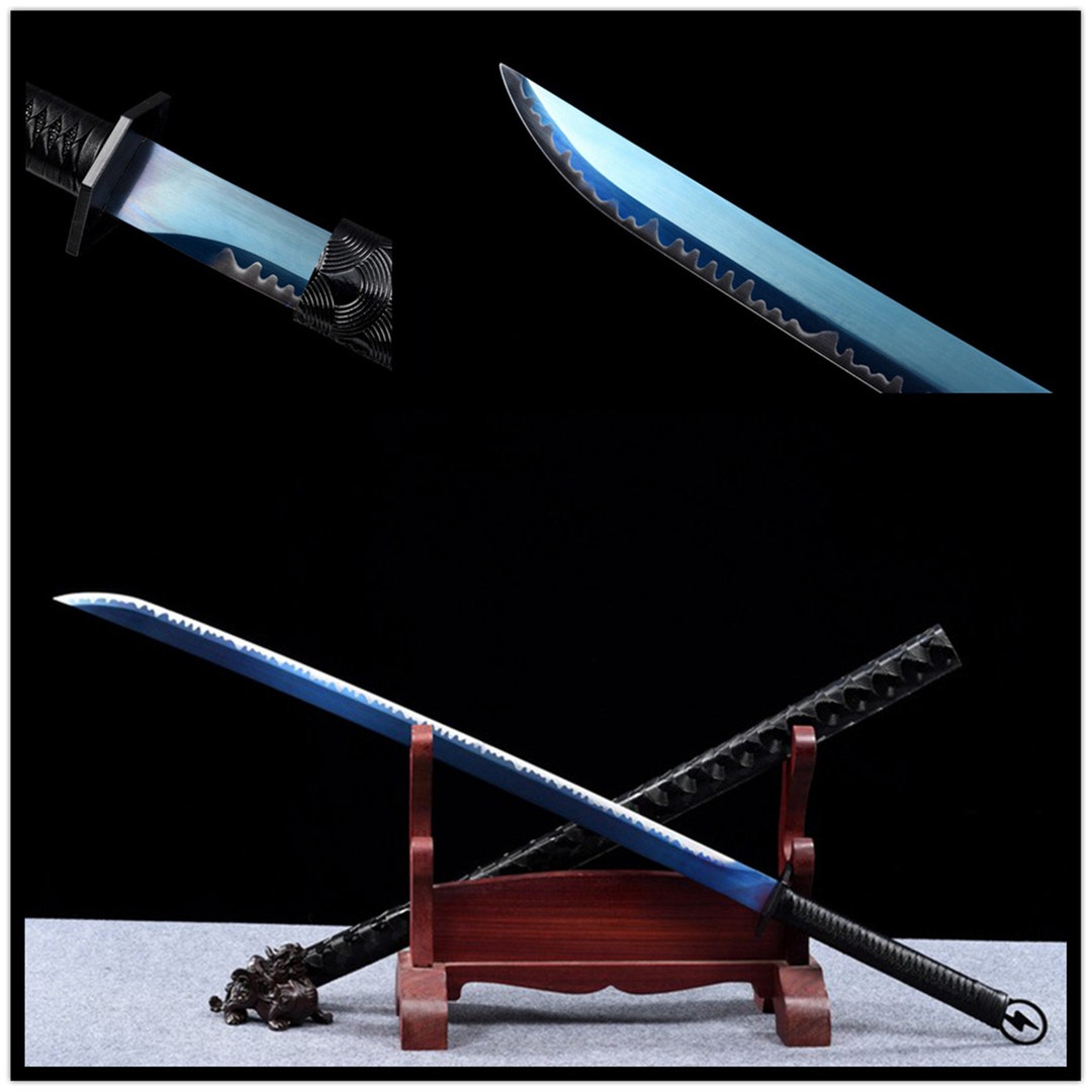 Handmade Straight Sword Spring Steel Blade Heng Dao Japanese Chokutō ...