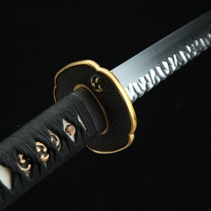 Handcrafted Katana Japanese Samurai Sword With Damascus Folded Steel ...
