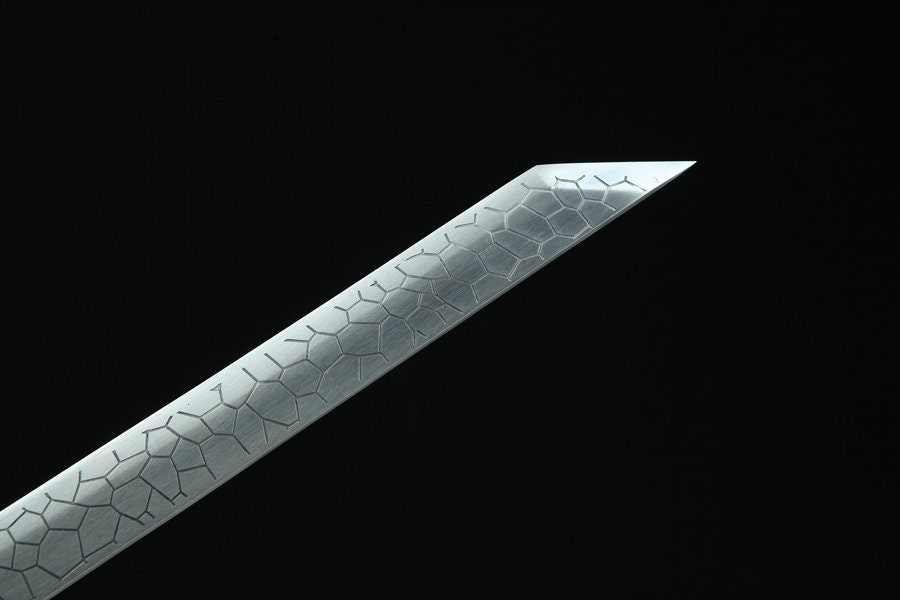 Handmade Straight Sword High Manganese Steel Japanese Chokutō Sword ...