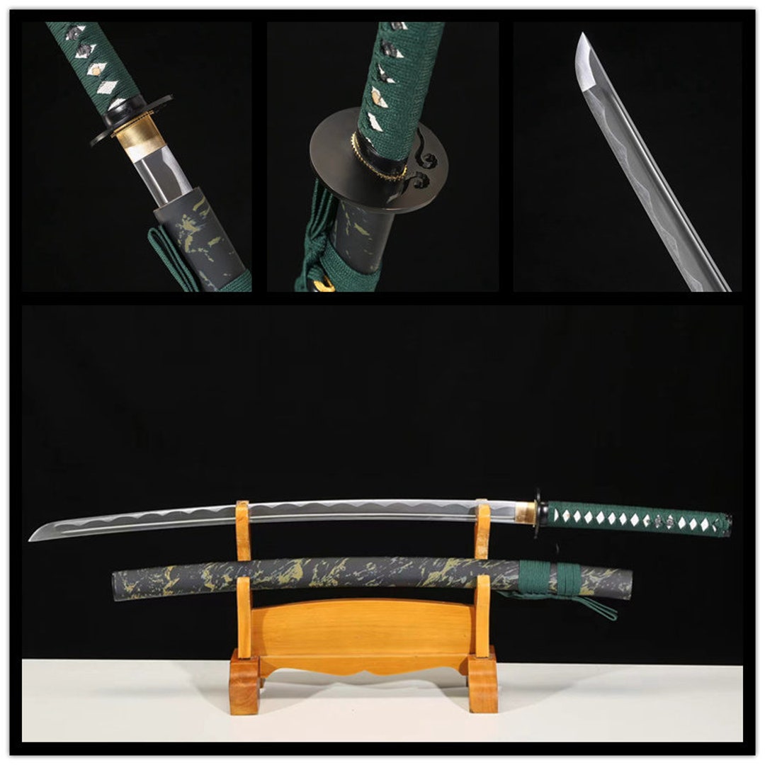Handmade Japanese Katana Medium Carbon Steel Blade Japanese Samurai ...