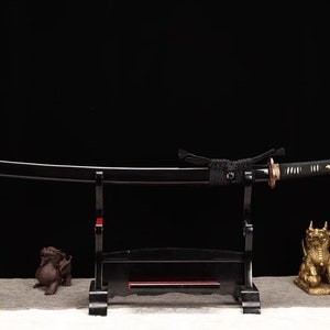 Handcrafted Katana Japanese Samurai Sword With T10 Clay Tempered Steel ...