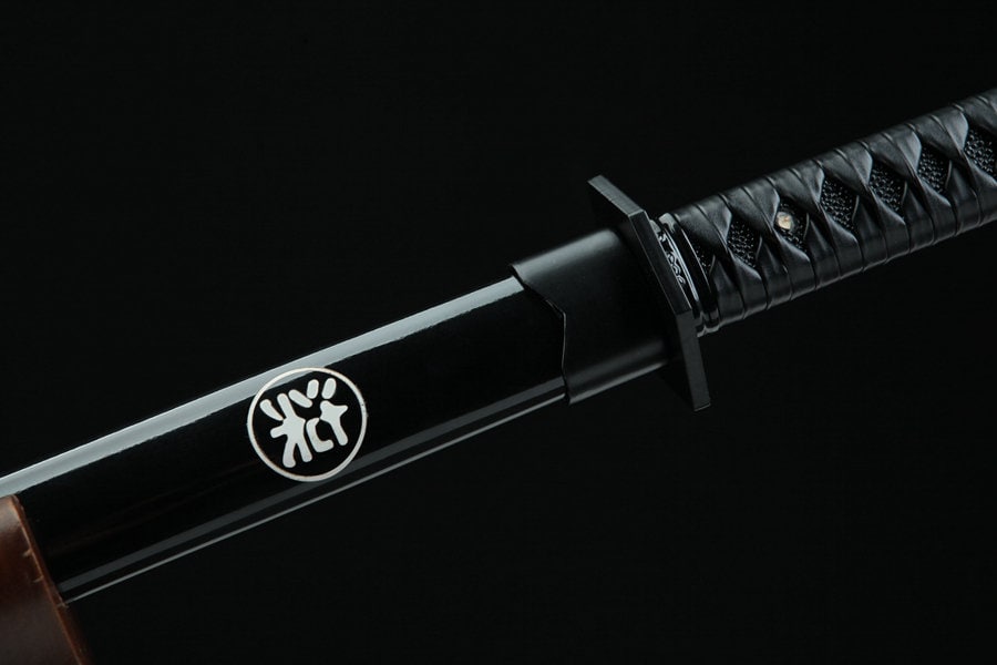 Handmade Straight Sword High Manganese Steel Blade Heng Dao Japanese ...