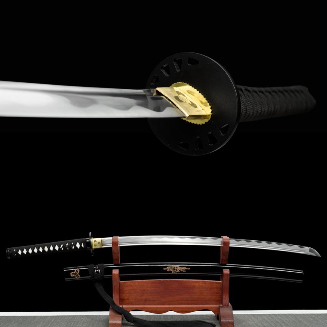 Handcrafted Katana Japanese Samurai Sword With Medium Carbon Steel and ...