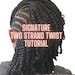 Learn the Viral Signature Two Strand Twist Style With This Tutorial - Etsy