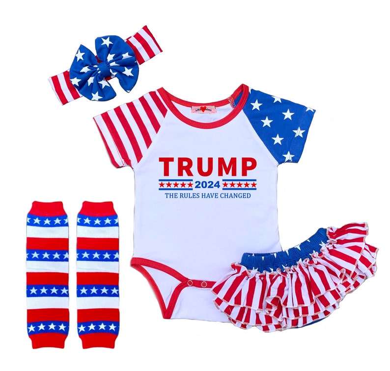 Donald Trump 2024 Funny Bodysuit Outfit Set the Rules Have Changed - Etsy