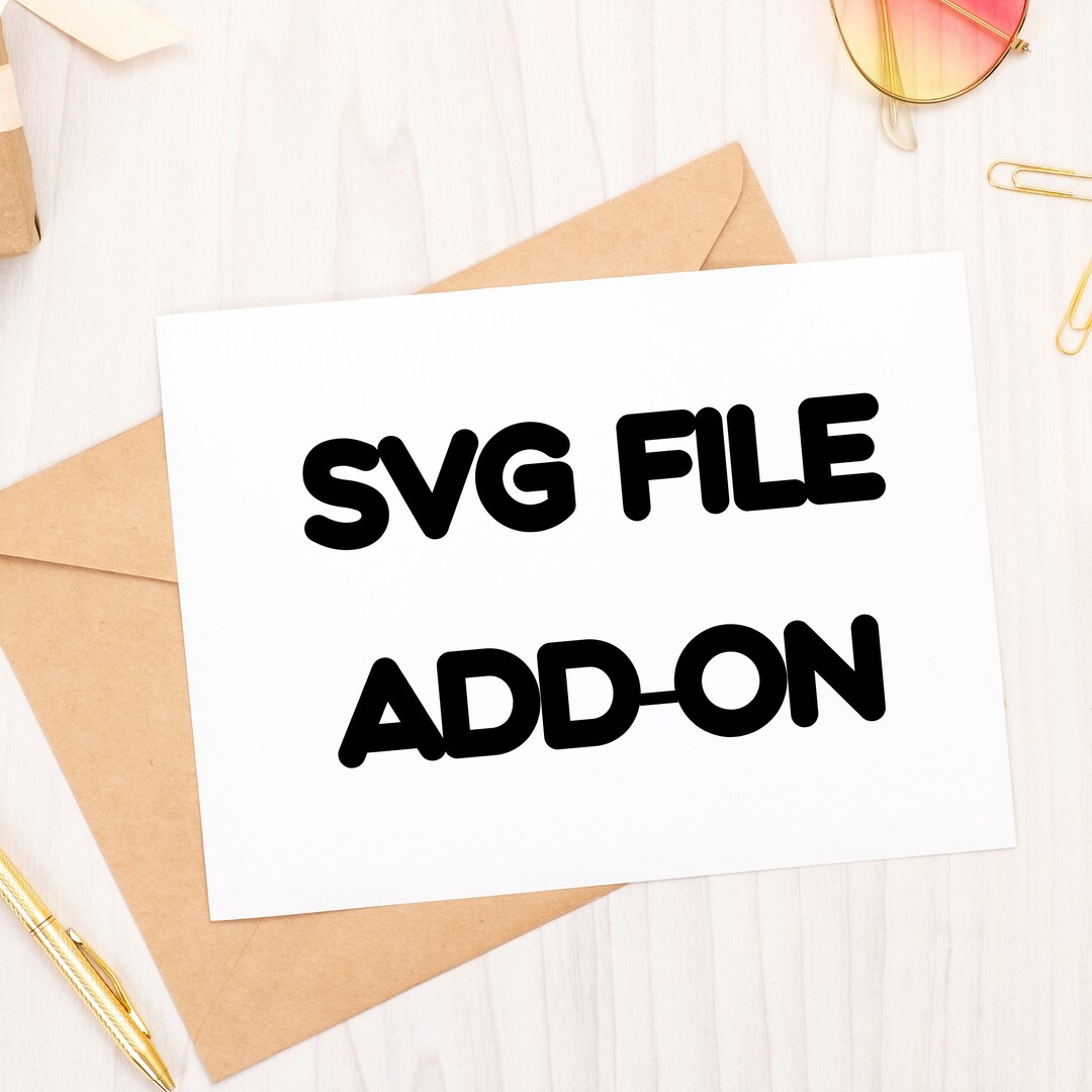 Add-on for Logo Vector File -.SVG. Premade Logo Design Purchased With ...