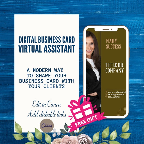 Virtual Assistant Business Cards - Etsy
