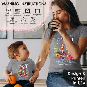Our First Mother’s Day Matching Outfit Set - Personalized 1st Mother’s ...