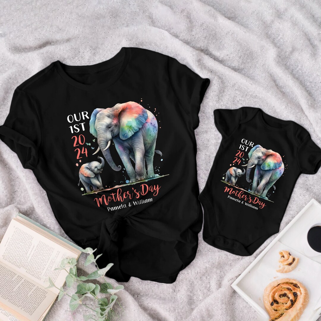 Our First Mother’s Day Matching Outfit Set - Personalized 1st Mother’s ...
