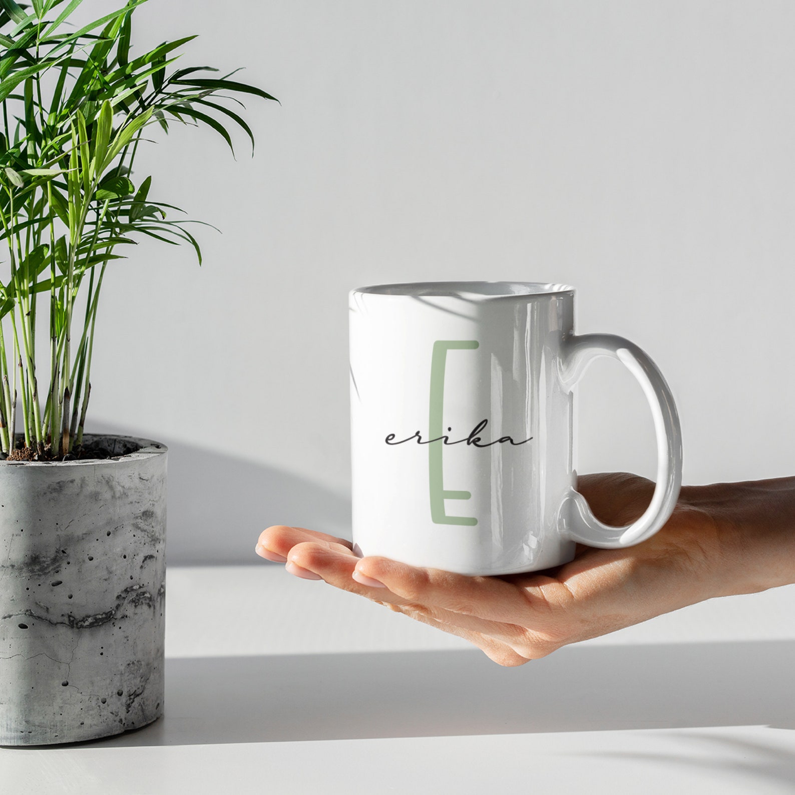 Custom Coffee Mug – Personalized Ceramic Mugs With Initial Name Letter ...