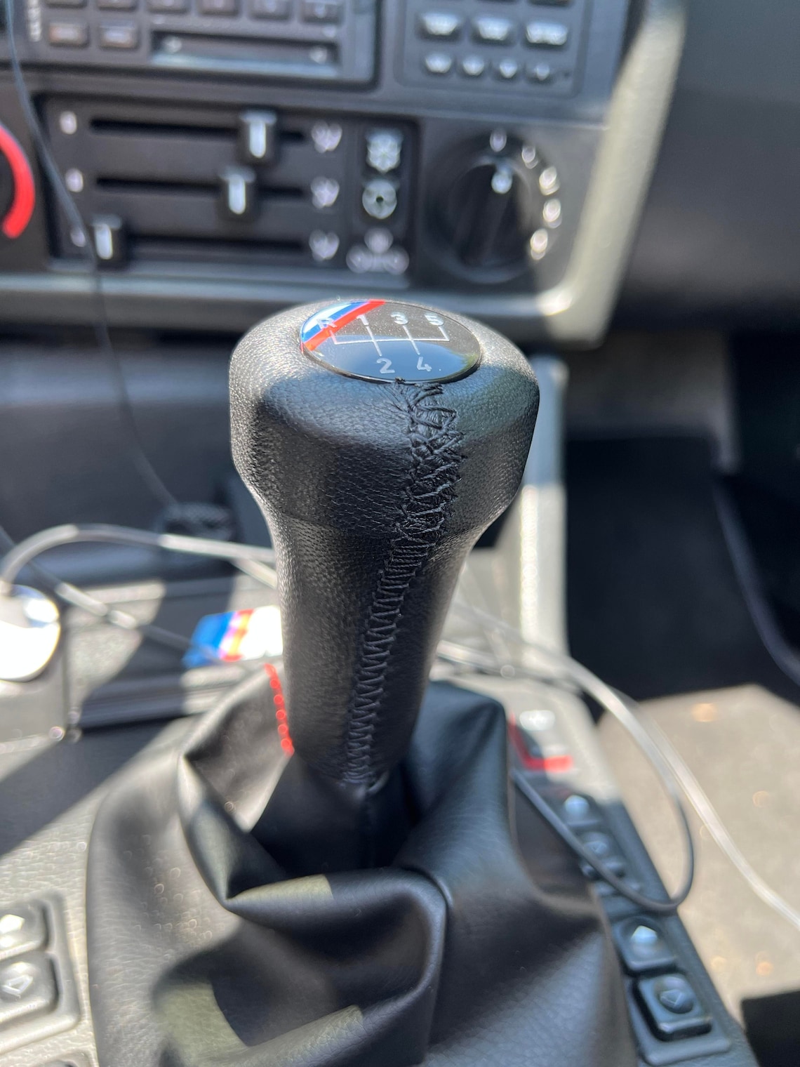 BMW E30 E24 E28 E36 M-TECH M3 Shift Knob Real Leather Shifter - Etsy