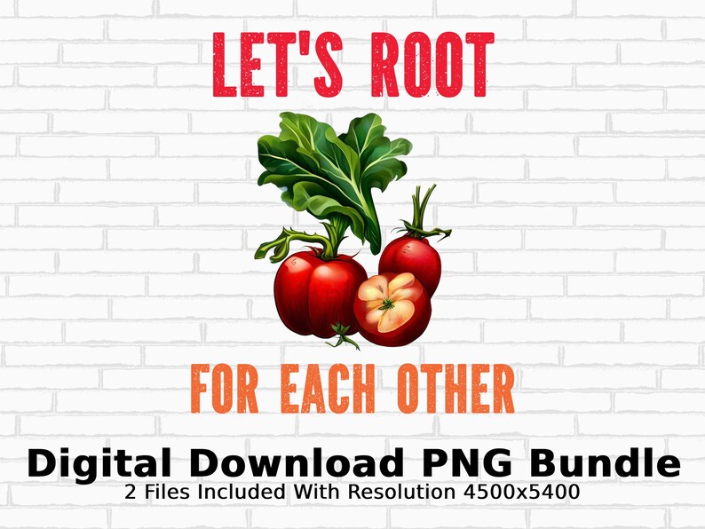 Romantic Vegetable Pun Printable, Let's Root for Each Other, Cute ...