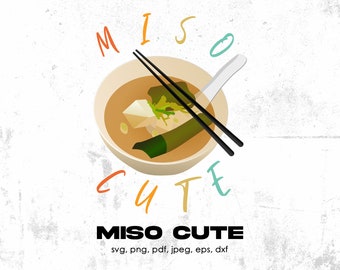 Miso Cute Svg File - Etsy Canada