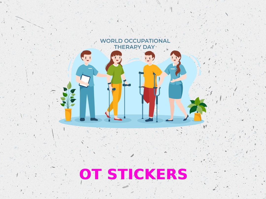 Occupational Therapy Day Support Sticker, Health Awareness Decal ...