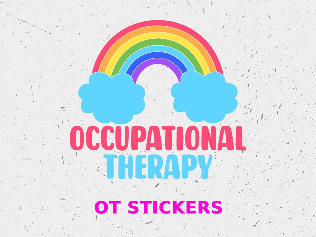 Occupational Therapy Rainbow Sticker, Clouds Design, OT Month ...
