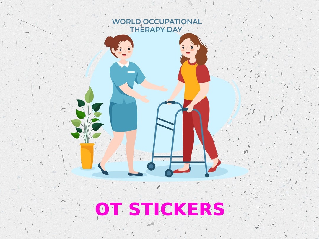 World Occupational Therapy Day Sticker, Healthcare Worker Decal ...