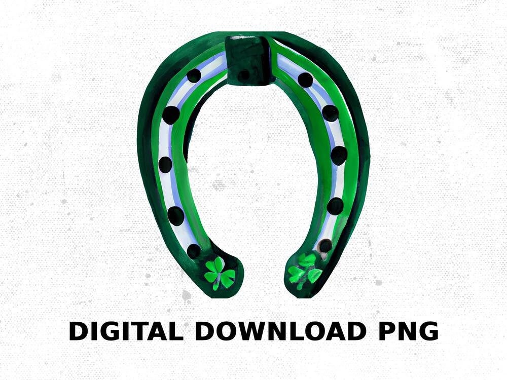 St Patrick's Day Horseshoe Png, Horseshoe Art, St Patrick's Design, St ...